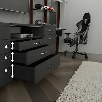 Ebco Slim S3 Tandem Box - Anthracite Pro-Motion Drawer System ...